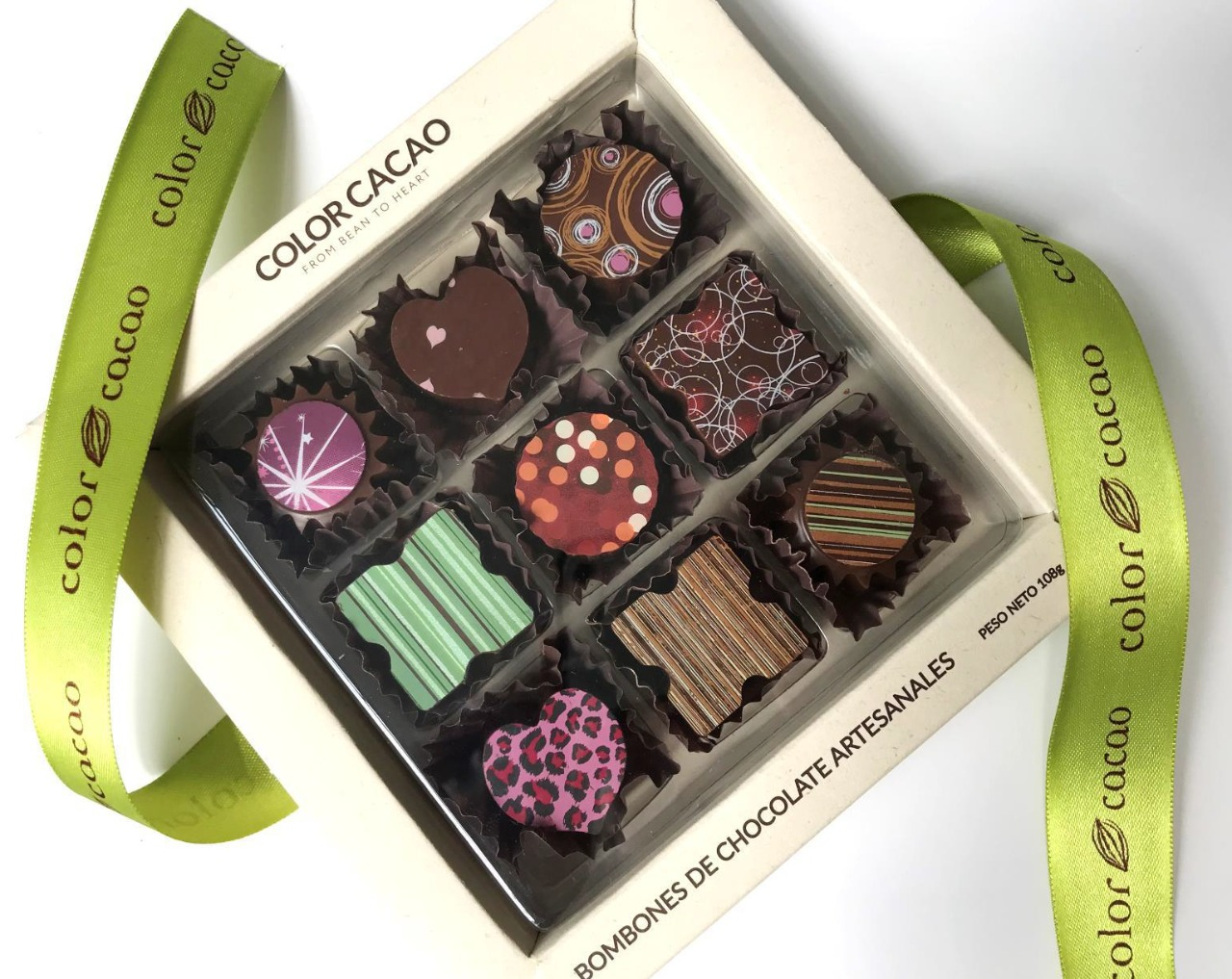 Caja x 9 unidades personalizada - Color Cacao